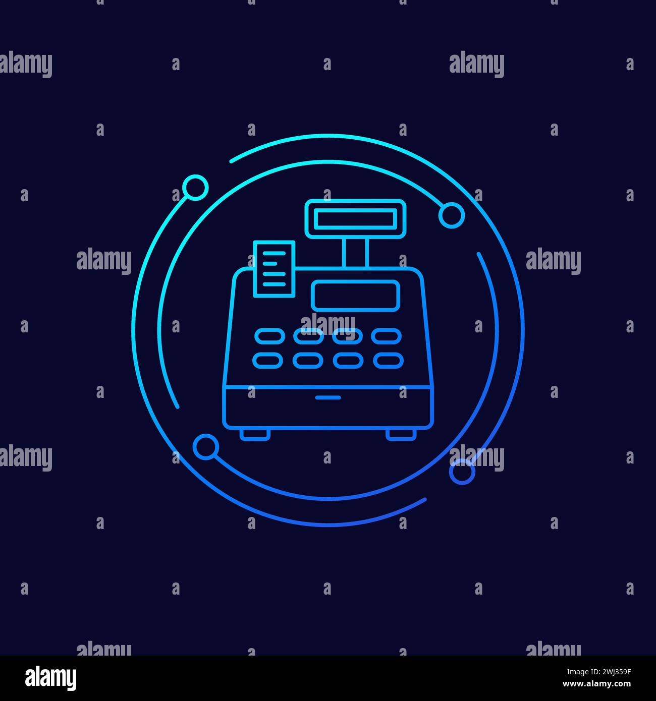 cash register icon, linear design Stock Vector Image & Art - Alamy cash register icon, linear design Stock Vector Image & Art - Alamy