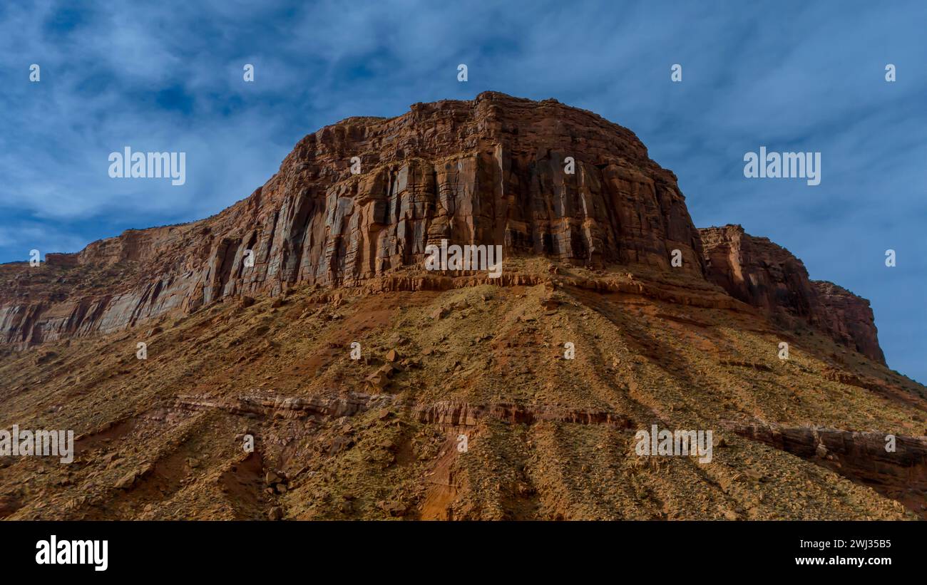 Aerial View Of Rock Formations In The American Southwest Stock Photo ...