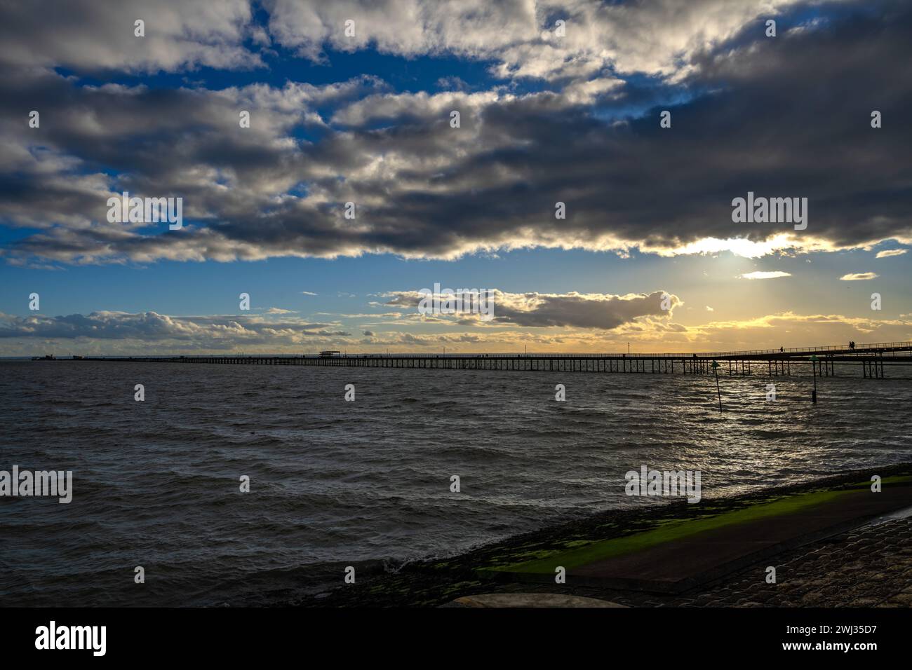 Southend Pier, the worlds longest pier in the world Stock Photo - Alamy