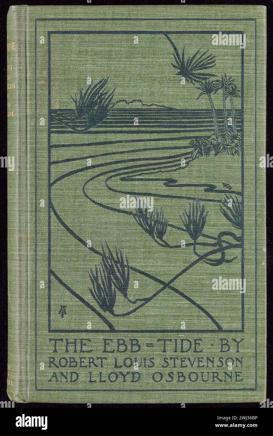 Vintage Book Cover for The ebb tide, a trio & quartette, by Robert ...