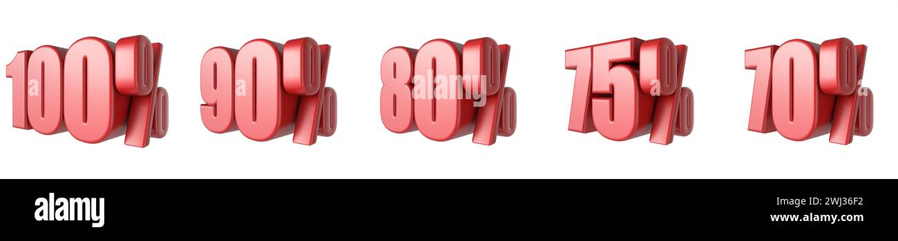 90 to 100 Cut Out Stock Images & Pictures - Alamy