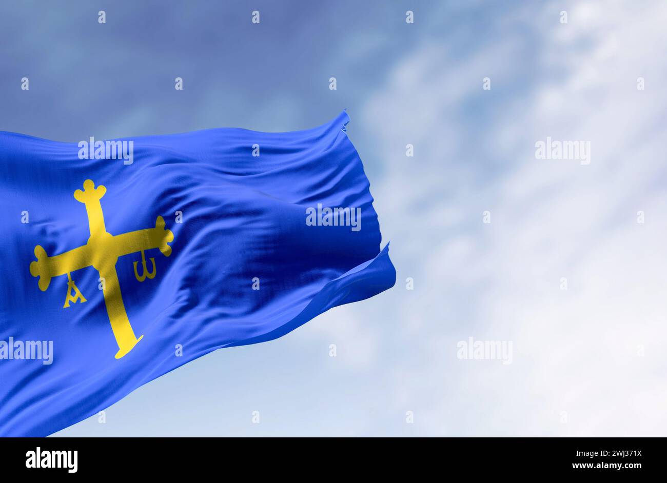 Flag of the region asturias hi-res stock photography and images - Alamy