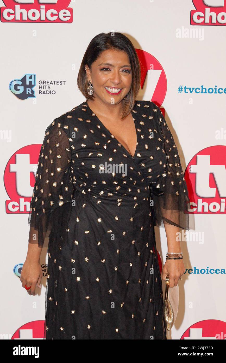 Sunetra Sarker attending the TV Choice Awards at the London Hilton on ...