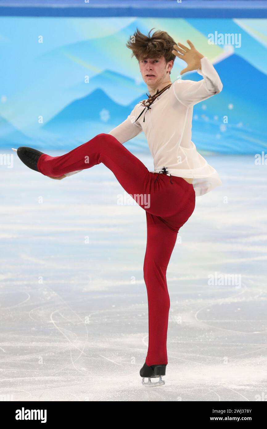 FEB 6, 2022 - Beijing, China: Mark Kondratiuk of Team Russia skates his ...