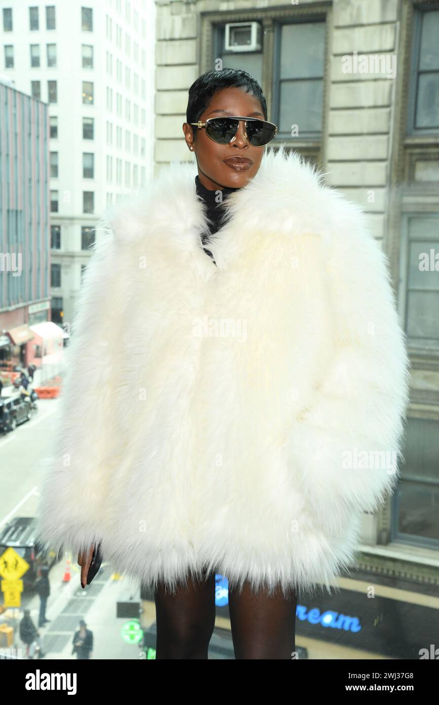 New York, USA. 12th Feb, 2024. Jenee Naylor attending the Aknvas FW24 ...