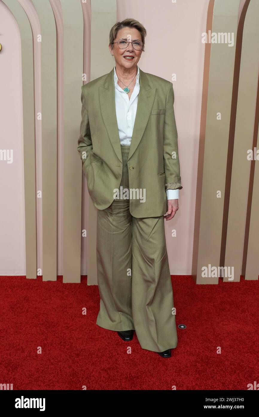 Annette Bening arrives at the 96th Academy Awards Oscar nominees ...
