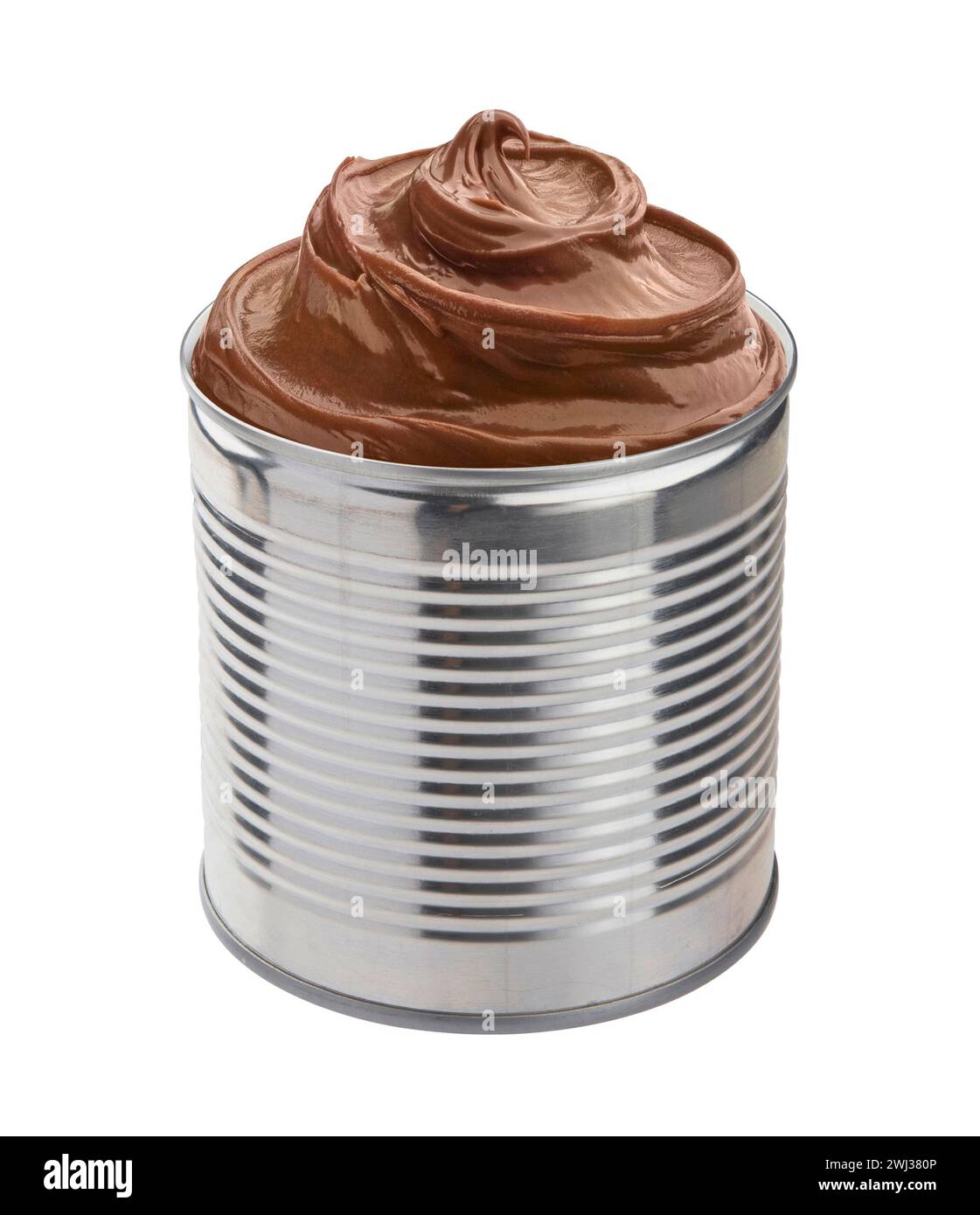 Dark chocolate spread white background Cut Out Stock Images & Pictures ...