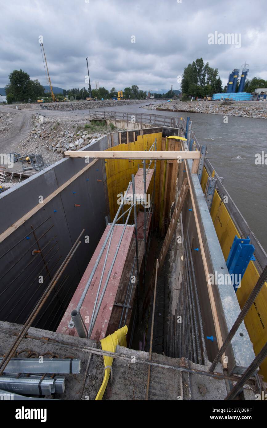 Doka formwork on the construction side Stock Photo - Alamy