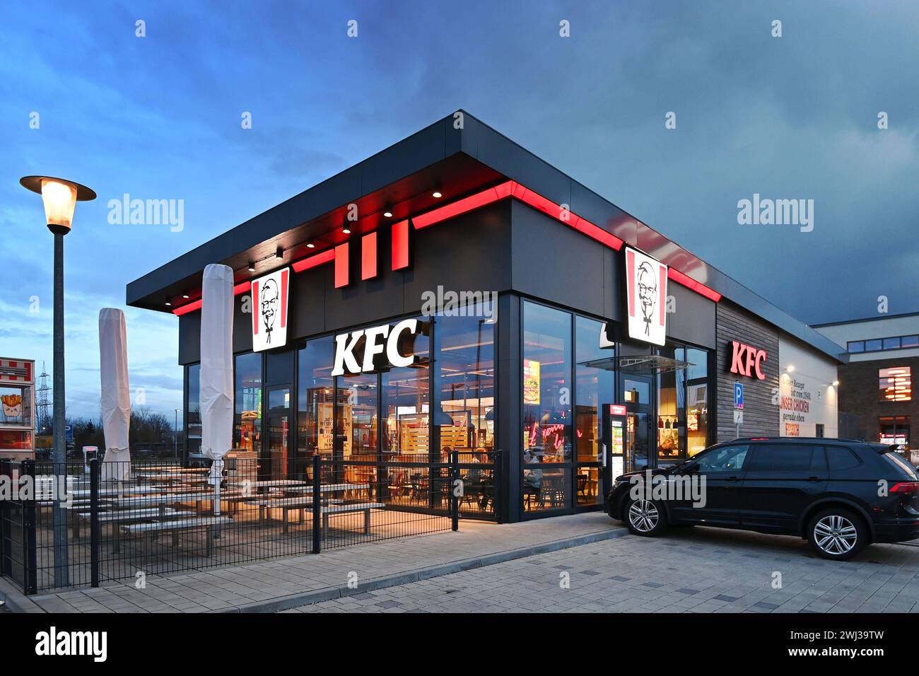 Kentucky Fried Chicken ist ein auf Gefluegel spezialisiertes US ...