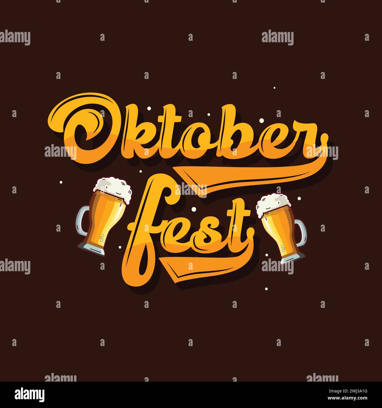 October in germany Stock Vector Images - Alamy