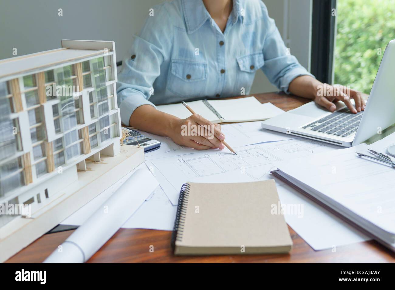 Architecture drawing on architectural Creative project business ...