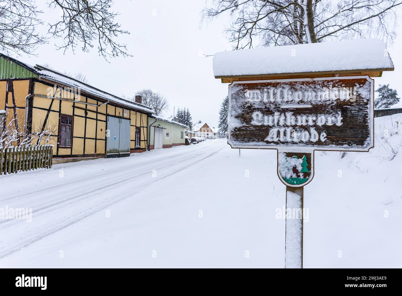 Pictures from Allrode in the Harz Mountains Stock Photo - Alamy
