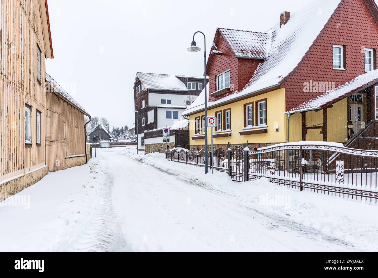 Pictures from Allrode in the Harz Mountains Stock Photo - Alamy