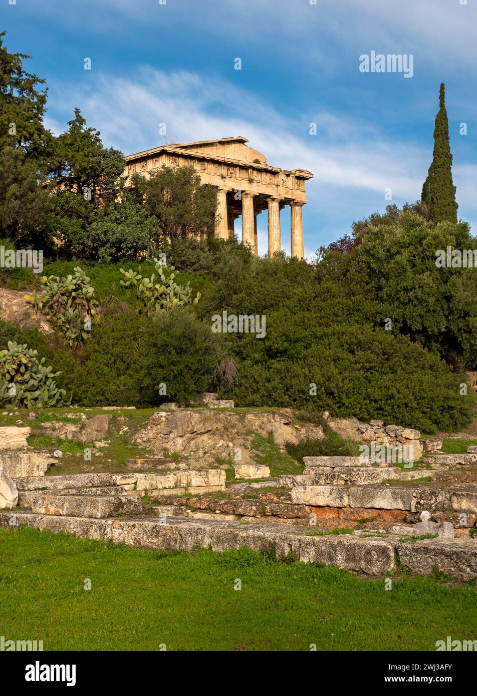 Athens greece the agora hi-res stock photography and images - Alamy