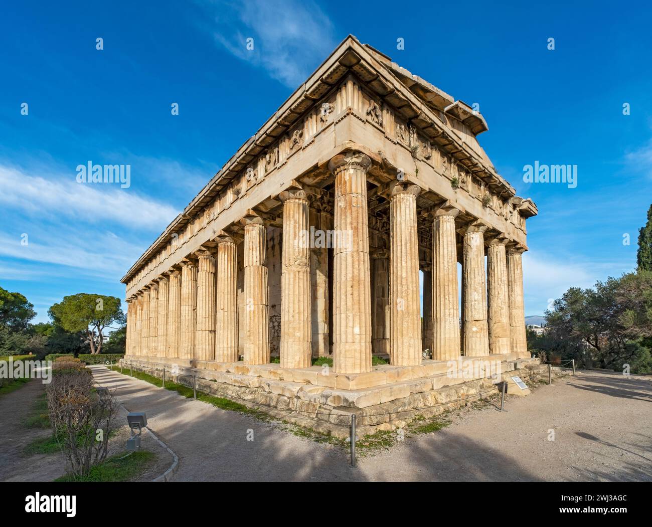 Temple of Hephaestus, Ancient Agora of Athens, Greece Stock Photo - Alamy