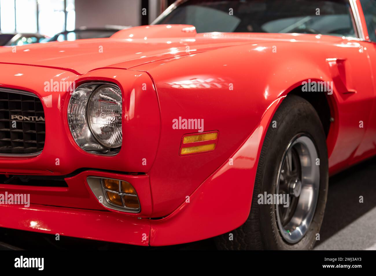 Sparkford.Somerset.United Kingdom.January 7th 2024.A Pontiac Firebird ...
