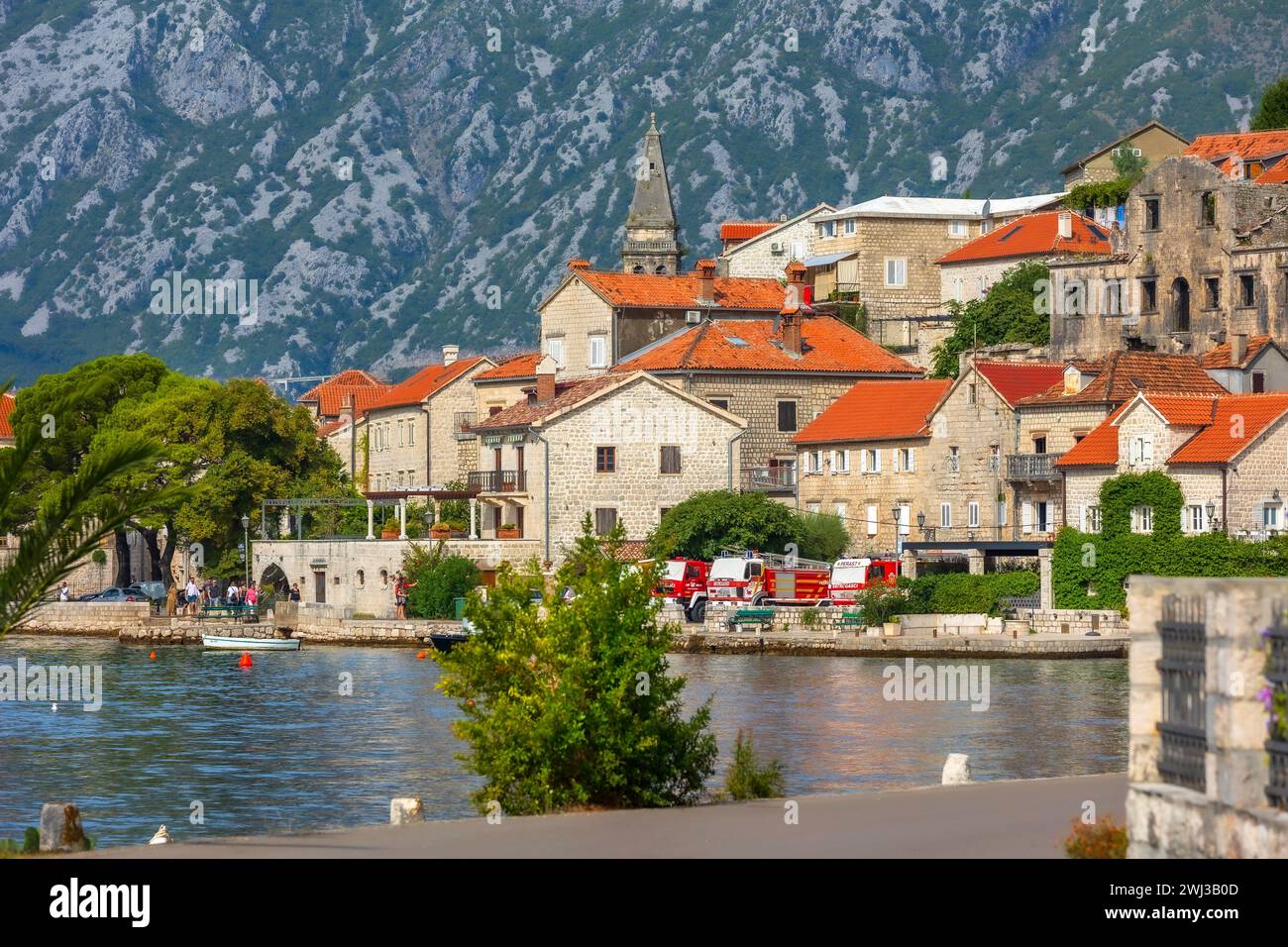 Panorama perast old town hi-res stock photography and images - Alamy