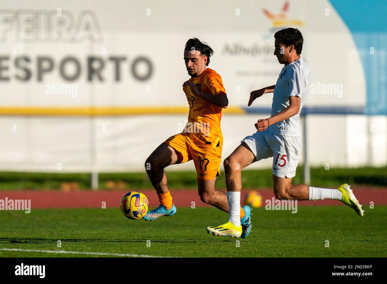 Eser Gurbuz of The Netherlands during the Algarve Cup match between ...