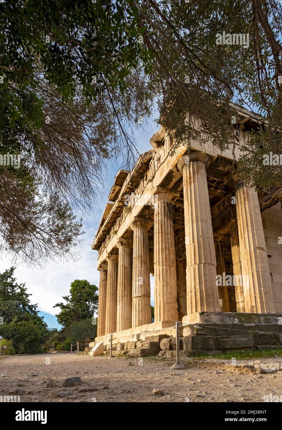Temple of Hephaestus, Ancient Agora of Athens, Greece Stock Photo - Alamy