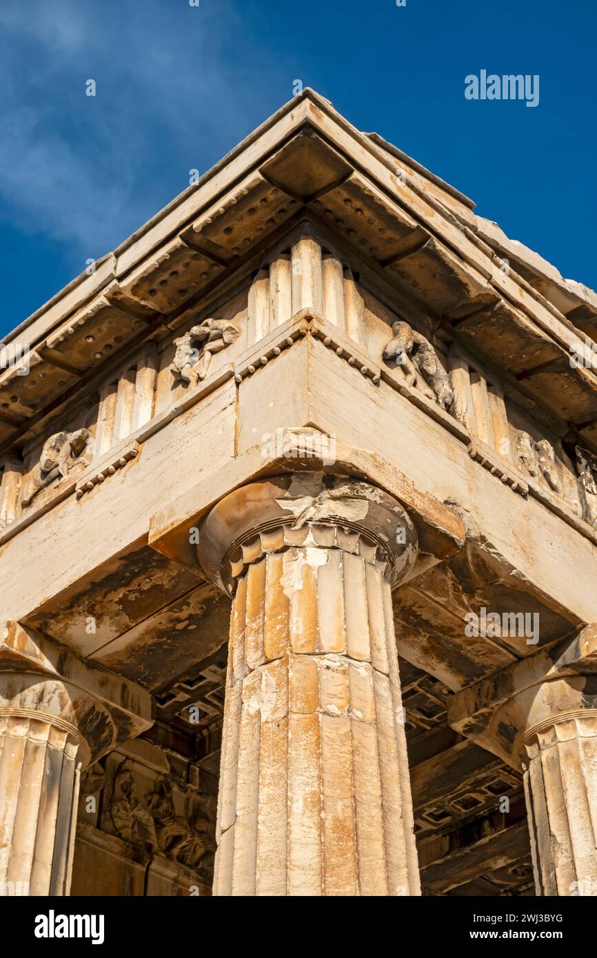Temple of Hephaestus, Ancient Agora of Athens, Greece Stock Photo - Alamy