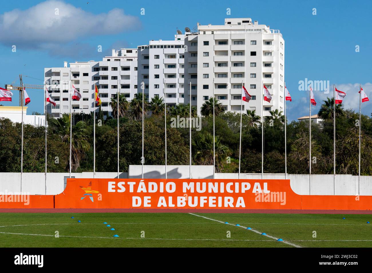 Albufeira, Portugal. 10th Feb, 2024. Stadium during the Algarve Cup ...