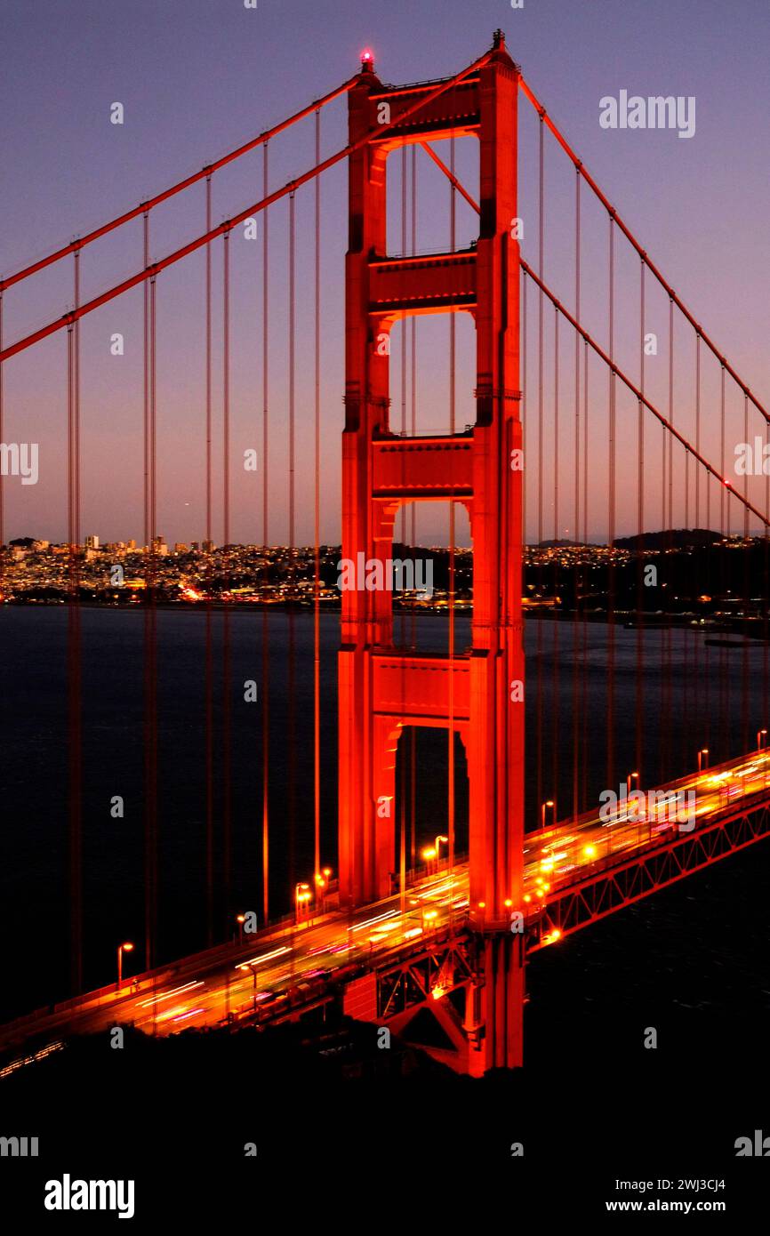 Golden Gate Bridge, Pylon Stock Photo - Alamy