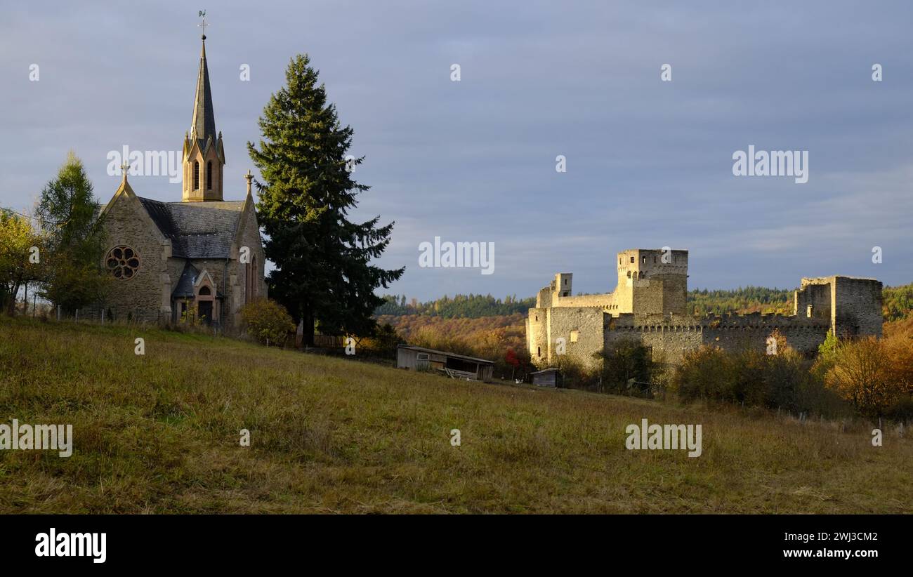 Hohenstein, the village of Hohenstein Stock Photo - Alamy