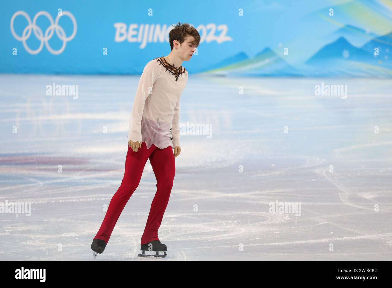 FEB 6, 2022 - Beijing, China: Mark Kondratiuk of Team Russia skates his ...