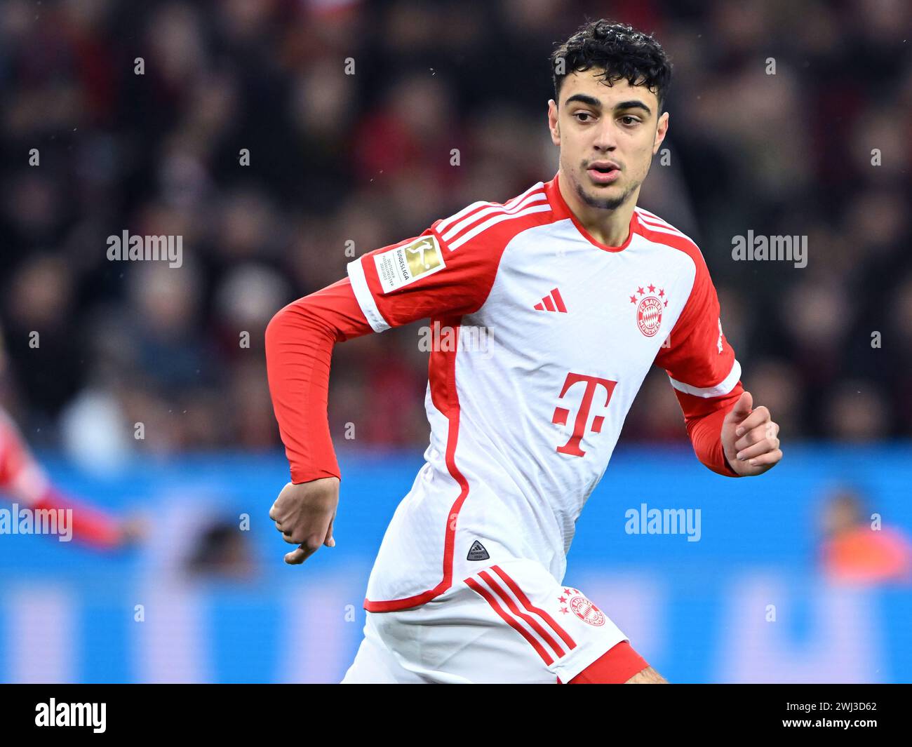 LEVERKUSEN - Aleksandar Pavlovic of FC Bayern Munchen during the ...