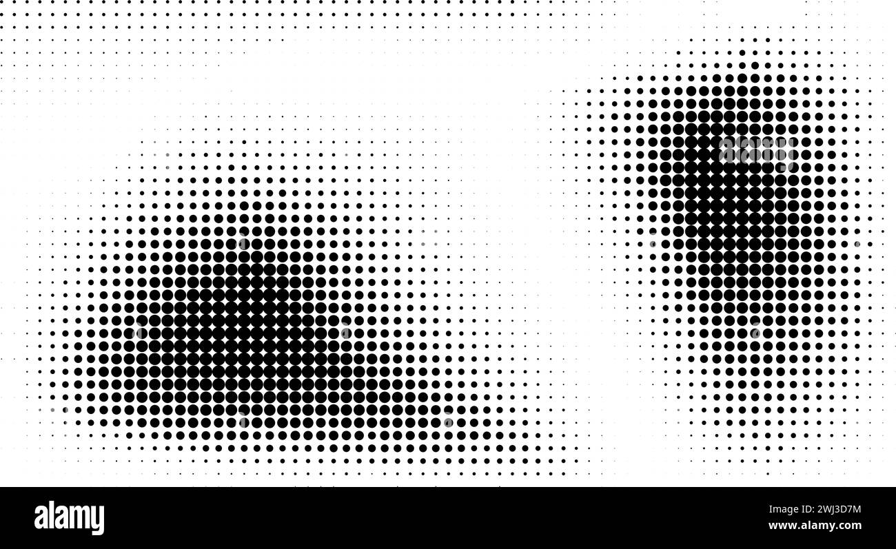 Halftone faded gradient texture. Grunge halftone background. Monochrome ...