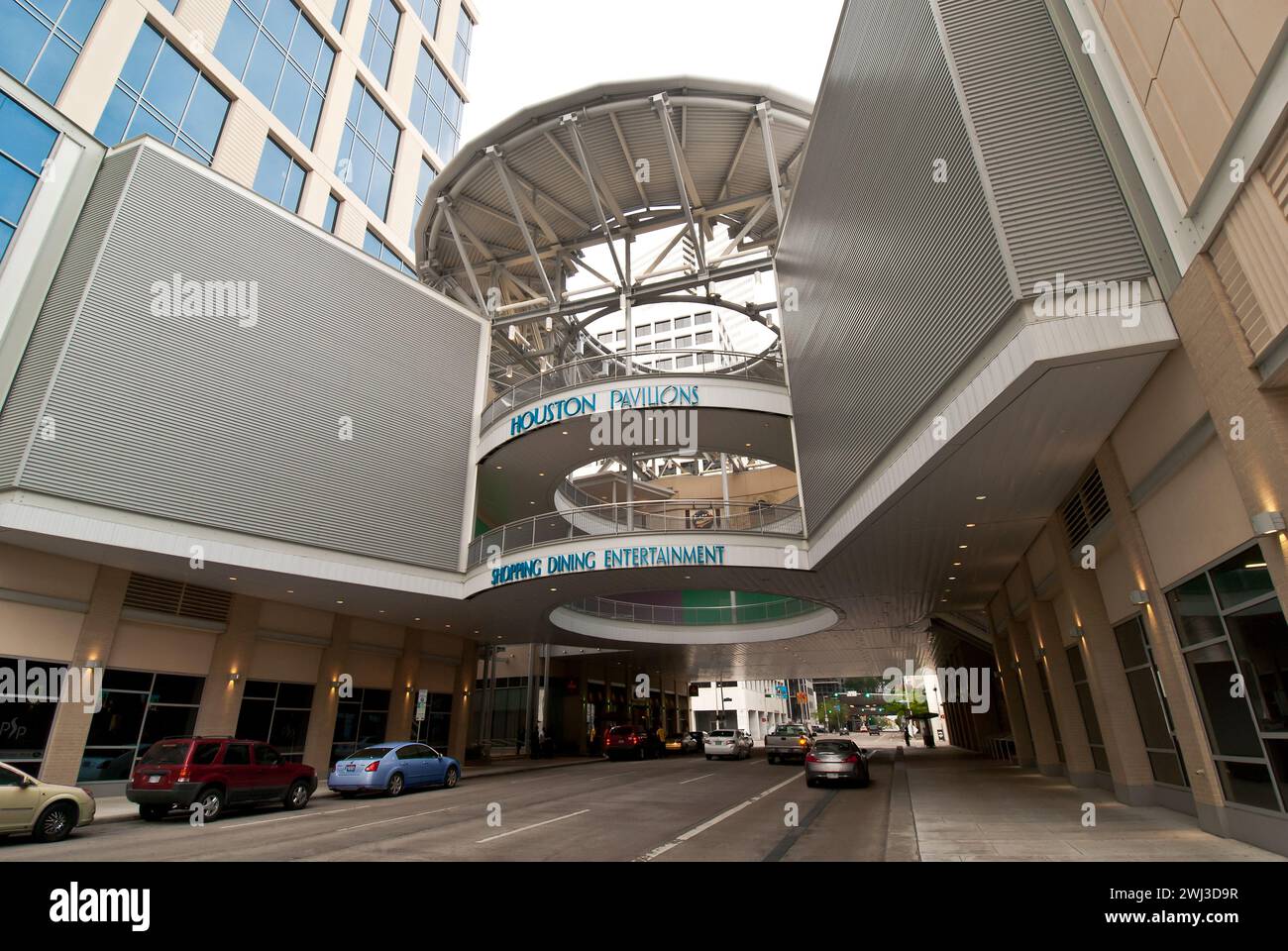 Houston Pavilions, a downtown mixed-use development with shopping ...