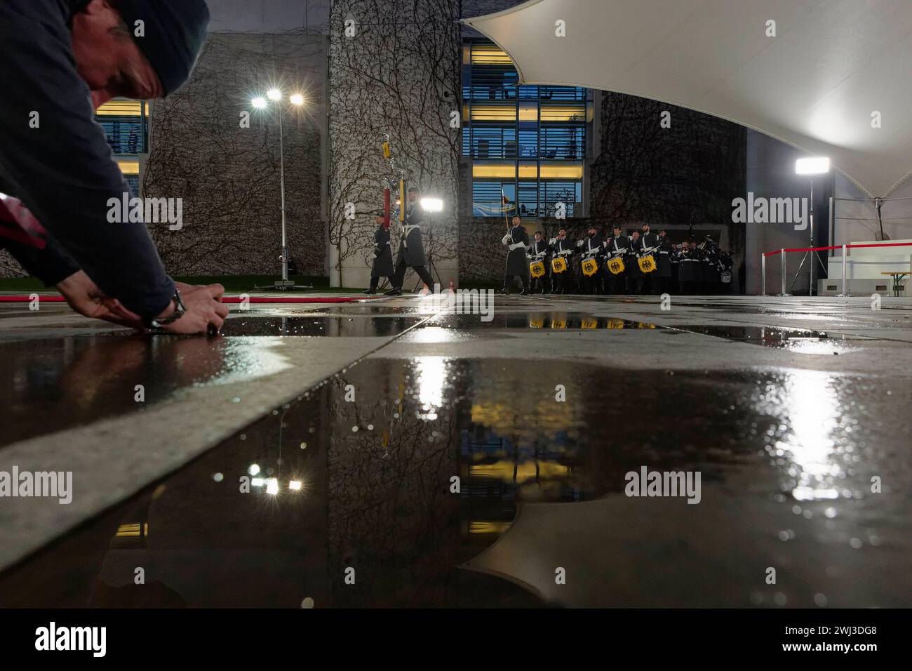 Ehrenformation der Bundeswehr im Kanzleramt 2024-02-12 - Deutschland ...