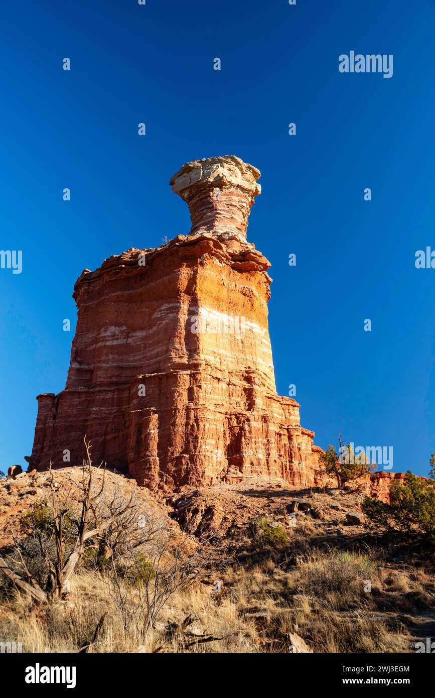 Photograph from the geologic formation known as The Lighthouse Rock ...