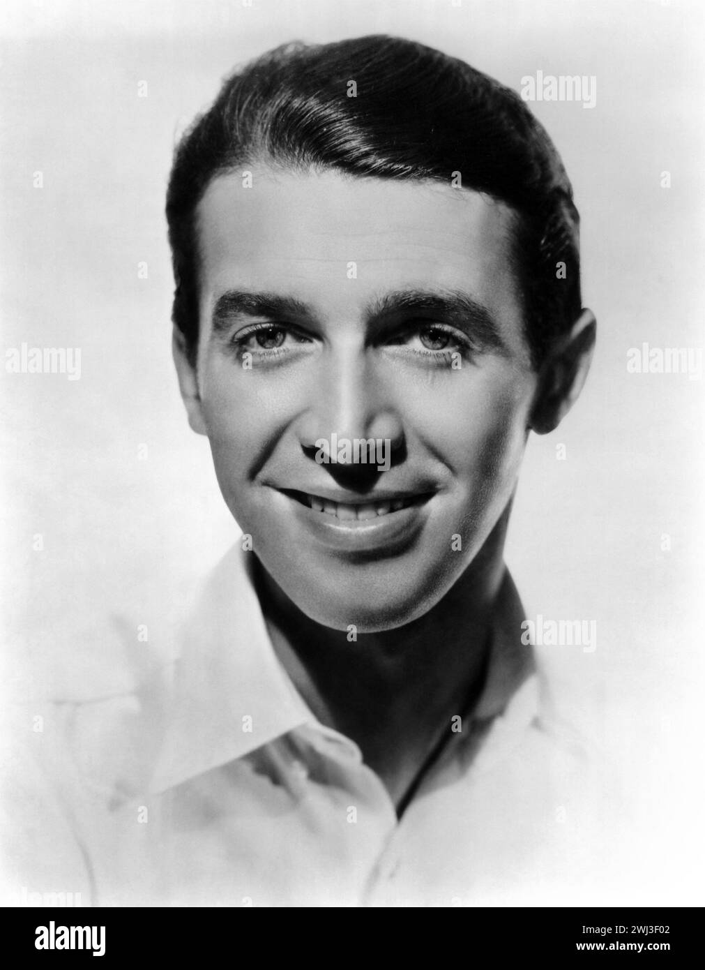 A Young James Stewart Navy Blue And Gold 1937 Publicity Photo