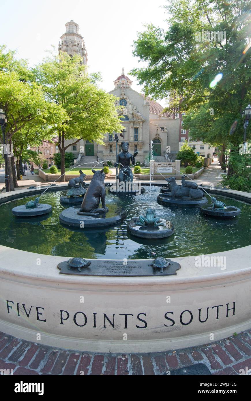 "The Storyteller" fountain by Frank Fleming (1986) in trendy Five ...
