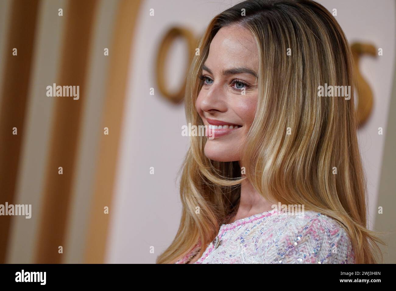 Margot Robbie arrives at the 96th Academy Awards Oscar nominees ...