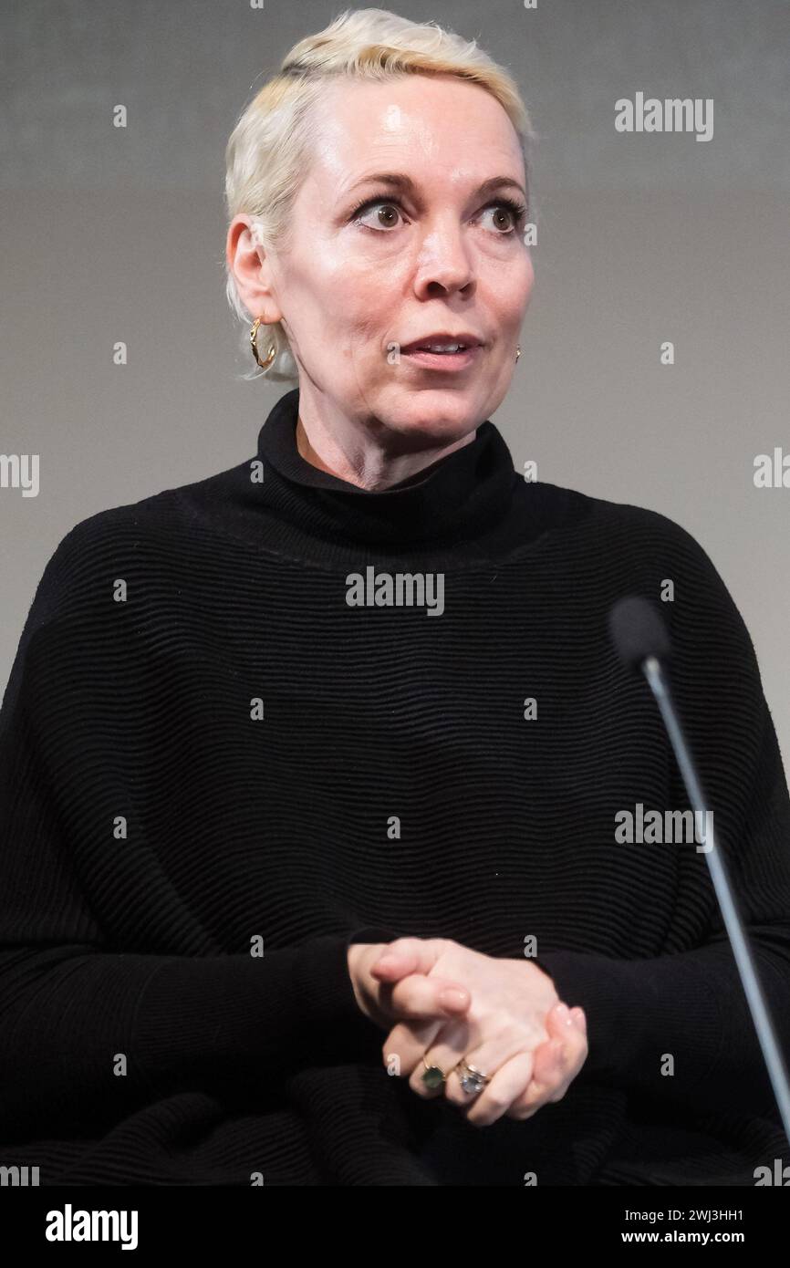 Southbank, London. 12/02/2024, Olivia Colman on stage at Mark Kermode ...