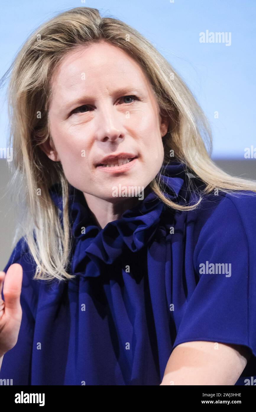 Southbank, London. 12/02/2024, Thea Sharrock on stage at Mark Kermode ...