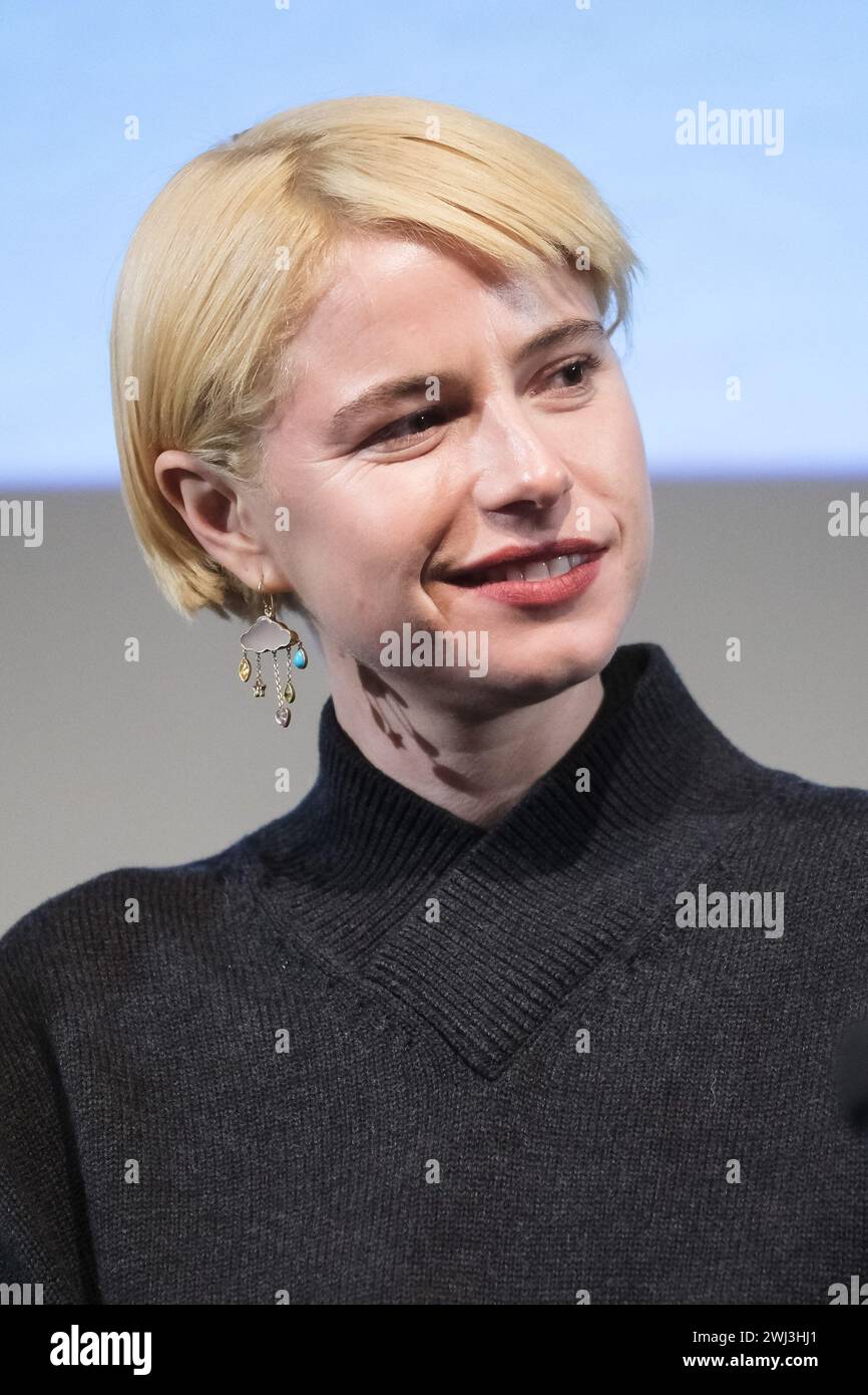 Southbank, London. 12/02/2024, Jessie Buckley on stage at Mark Kermode ...