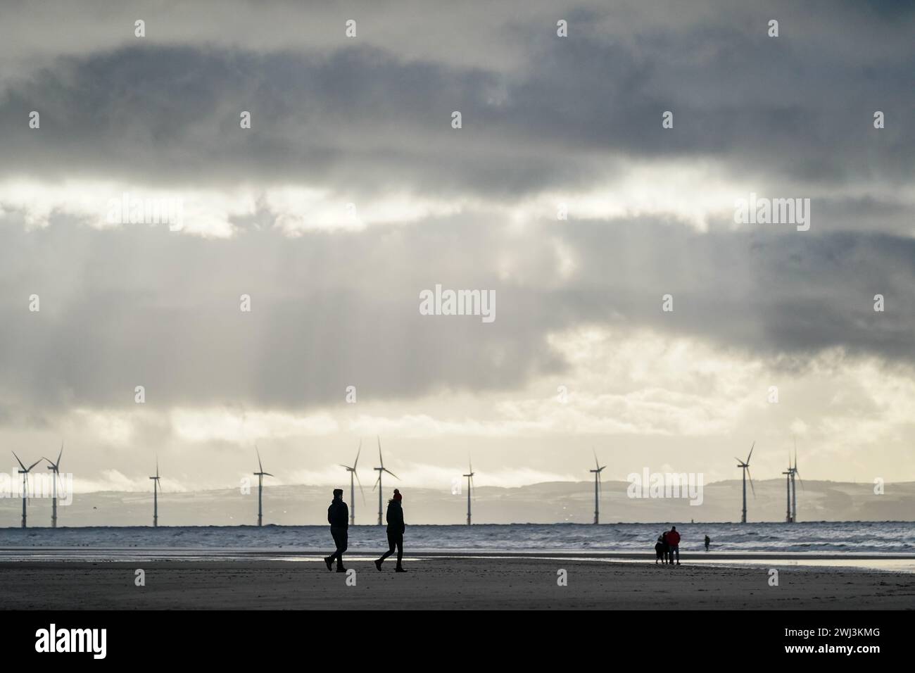 Winter Beach Scenes Formby Merseyside Stock Photo - Alamy