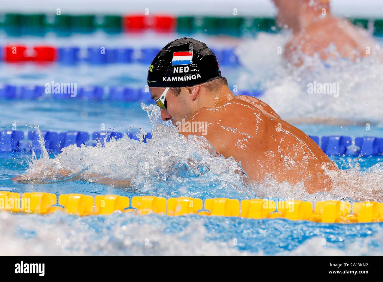 DOHA, QATAR - FEBRUARY 12: Arno Kamminga of the Netherlands competing ...