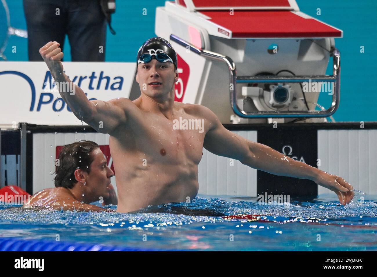 Doha, Qat. 12th Feb, 2024. Nic Fink from USA gold medal at World ...