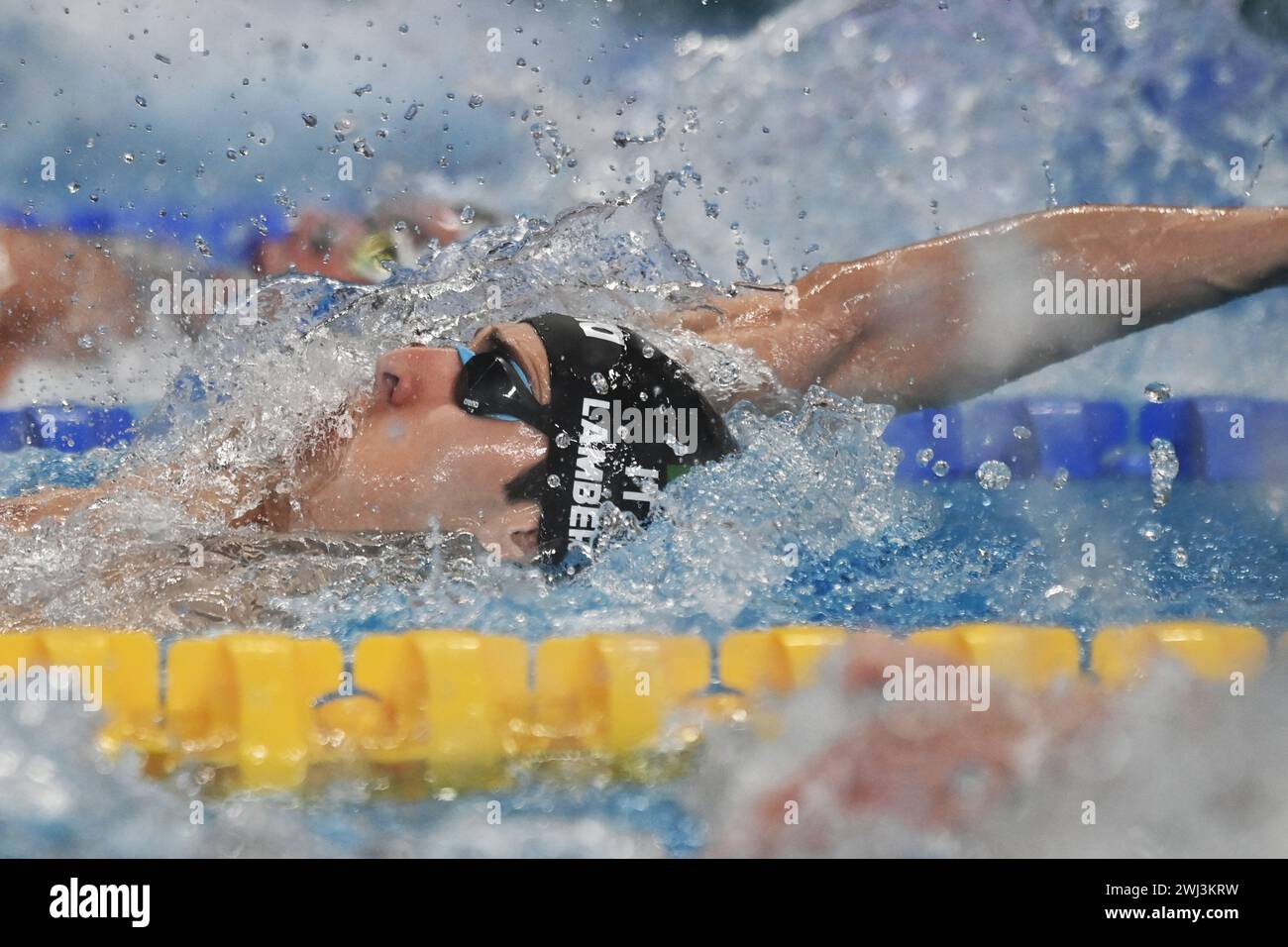 Doha, Qat. 13th Feb, 2024. Michele Lamberti from Italy in action during ...