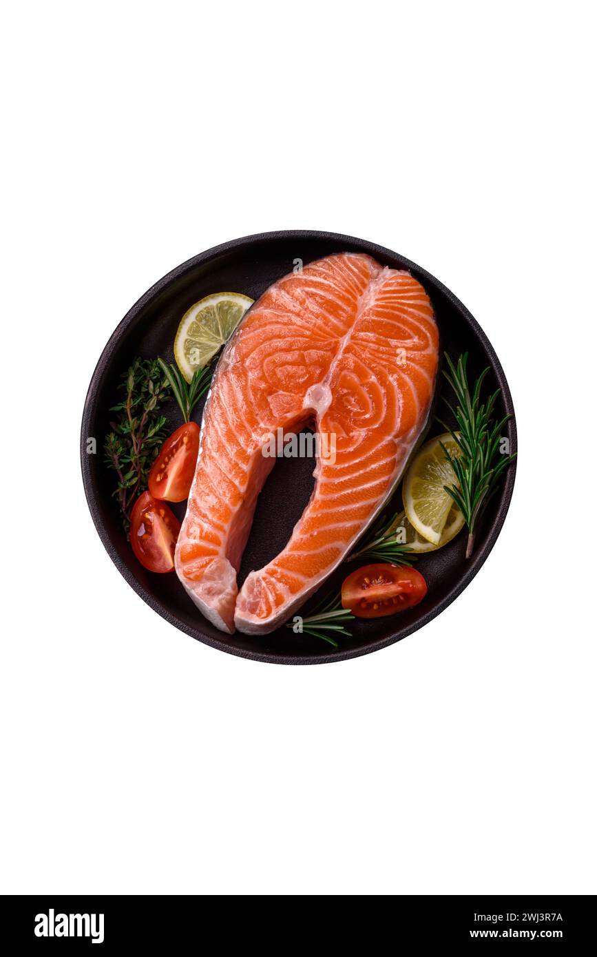 Cooking steak herbs Cut Out Stock Images & Pictures - Alamy