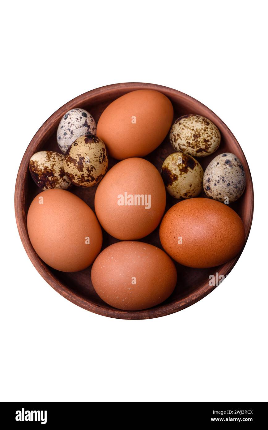Eggs in ceramic chicken Cut Out Stock Images & Pictures - Alamy