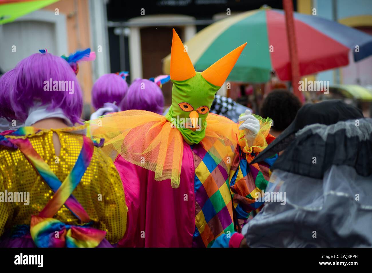 Maragogipe, Bahia, Brazil - February 11, 2024: Group of people in ...