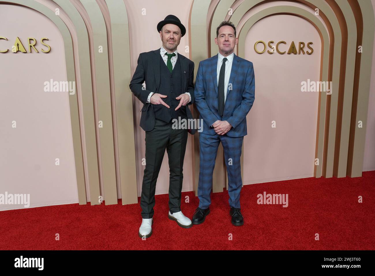 Tarn Willers, left, and Johnnie Burn arrive at the 96th Academy Awards ...