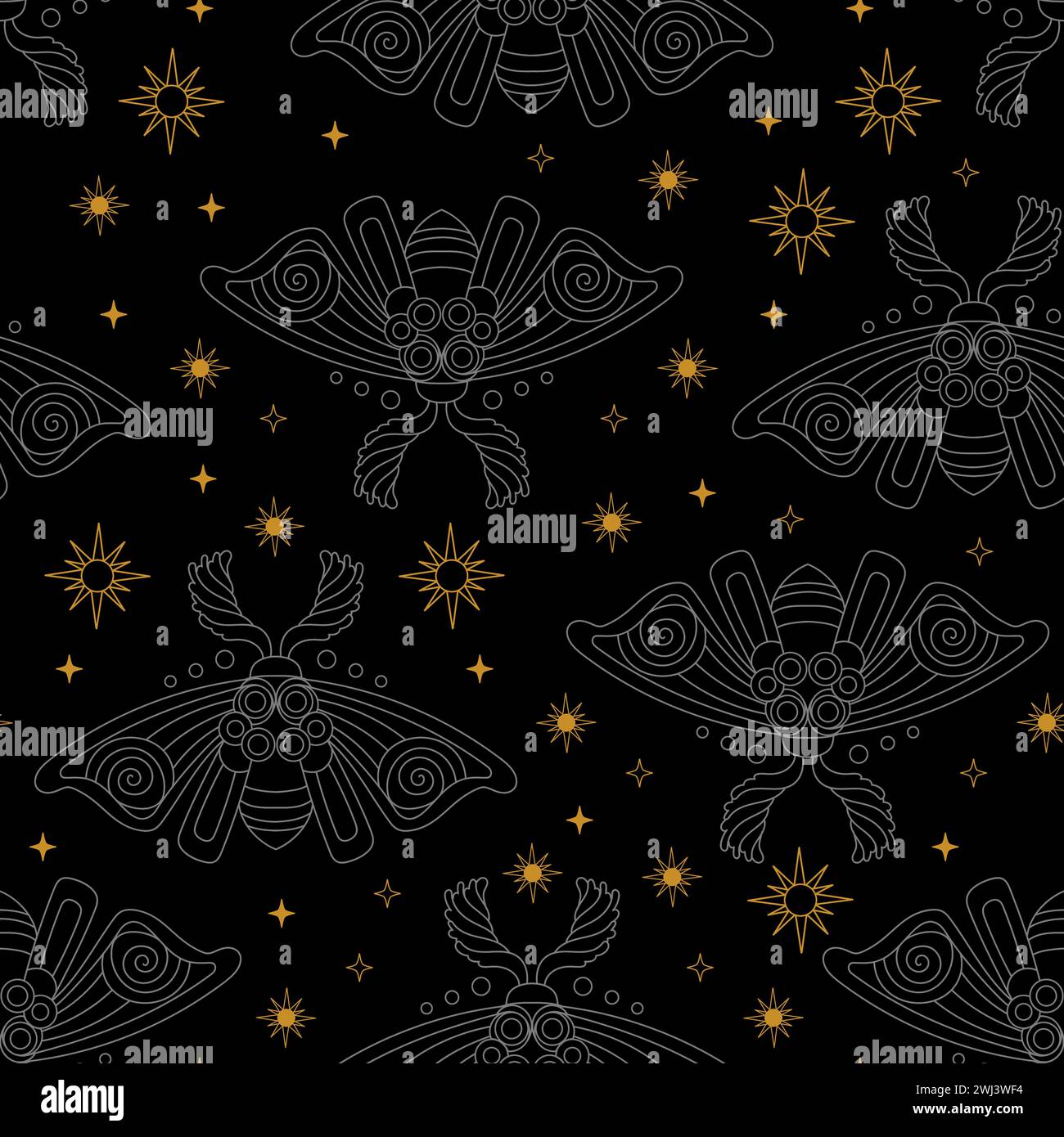 Moth pattern hi-res stock photography and images - Alamy