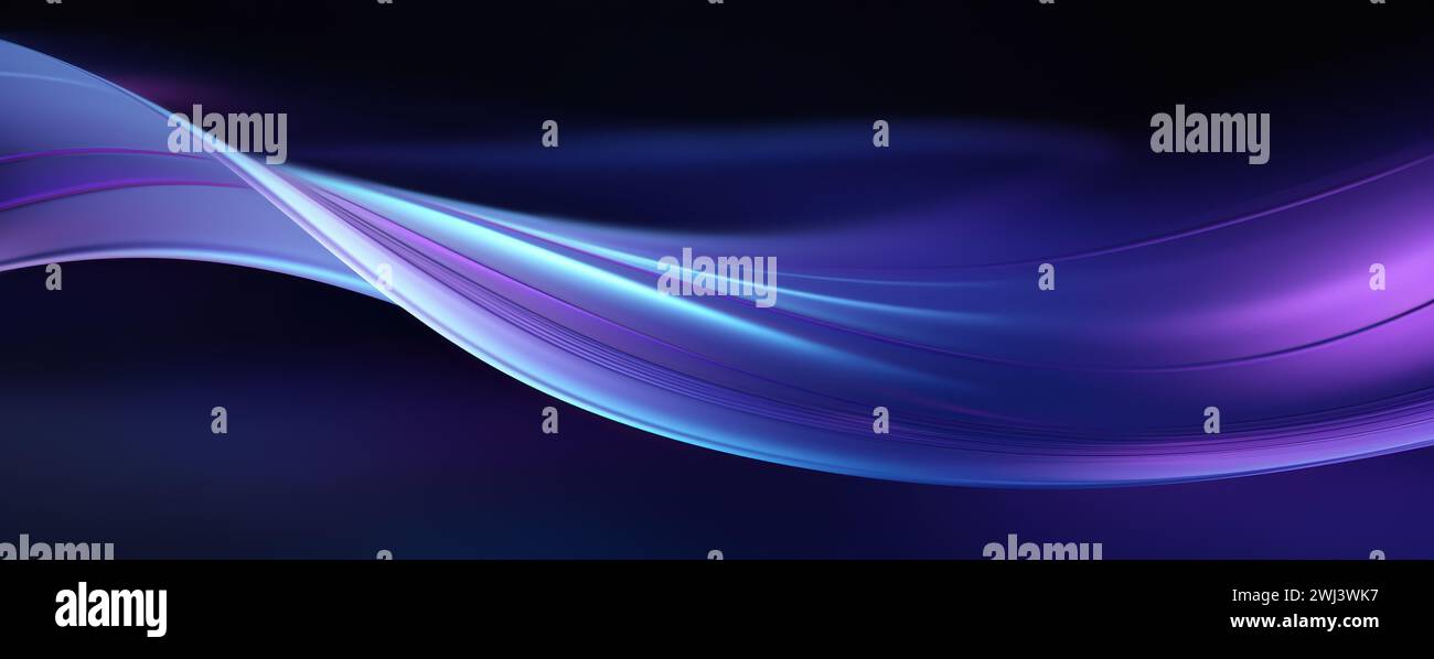 Simple neon blue line hi-res stock photography and images - Alamy