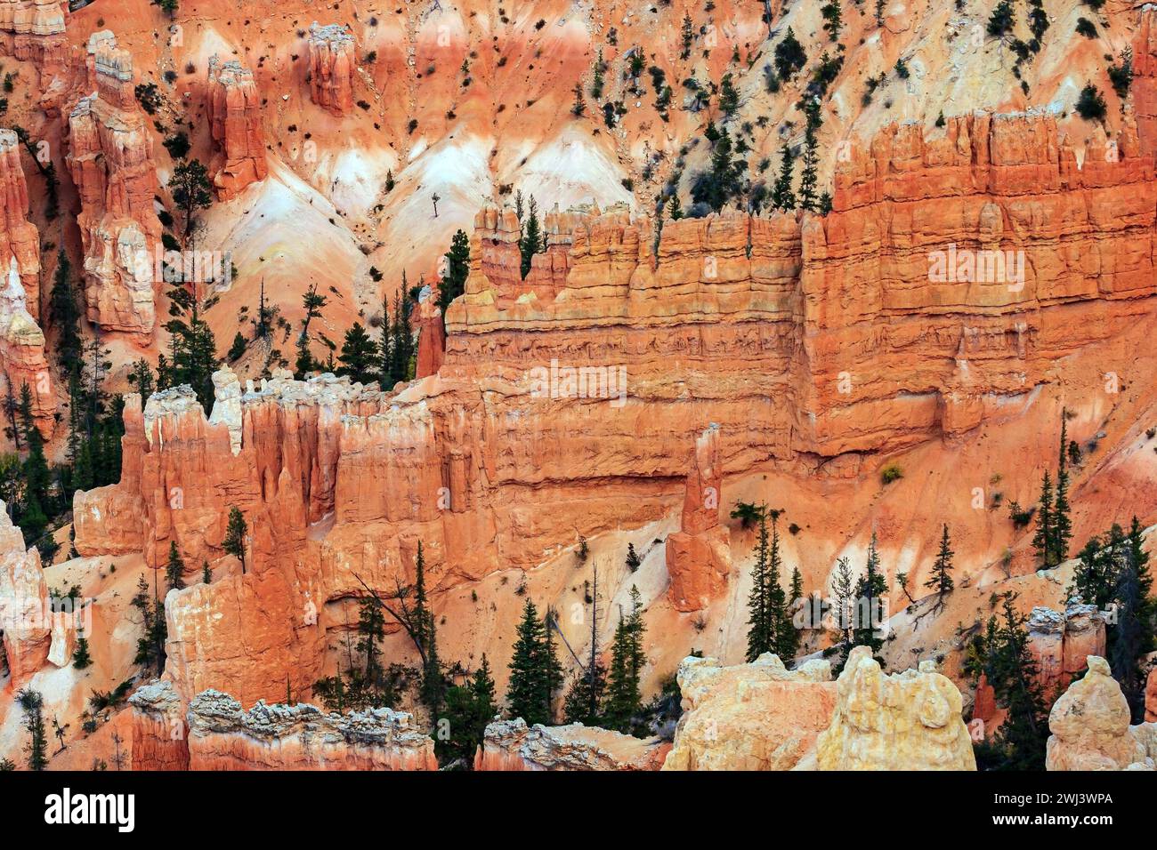 Giant hoodoo painting wall Stock Photo - Alamy